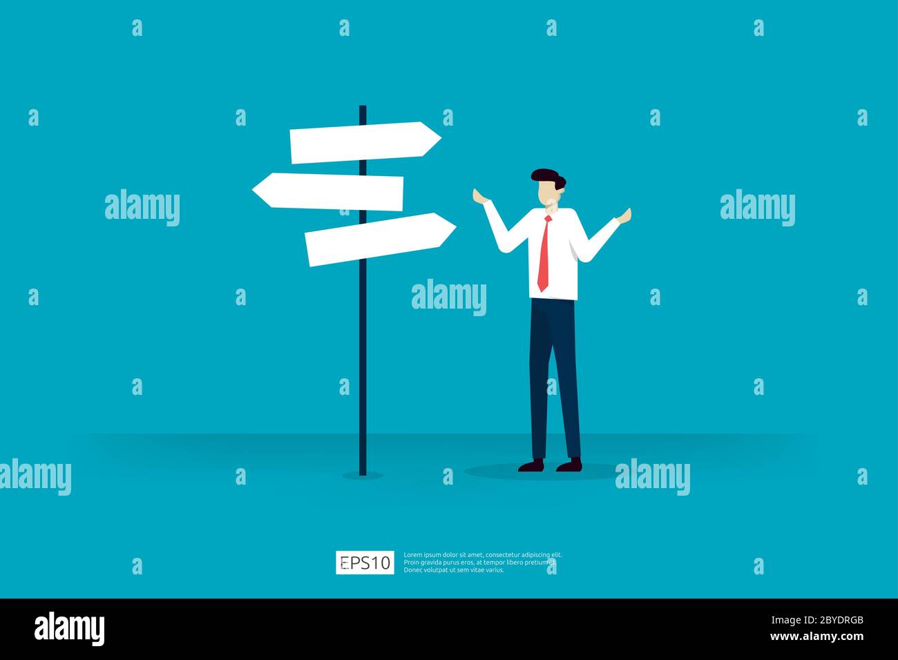 businessman and question mark vector illustration. Business dilemma ... businessman and question mark vector illustration. Business dilemma ...