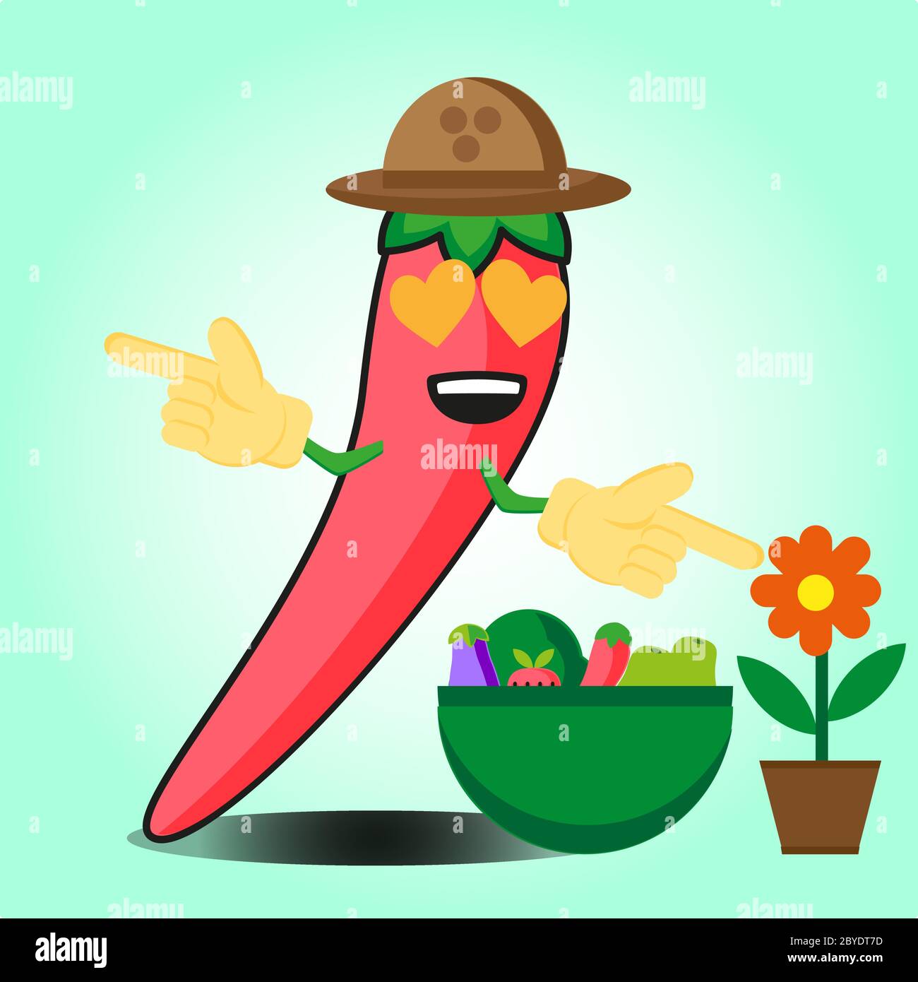 Mexican Chili Cartoon