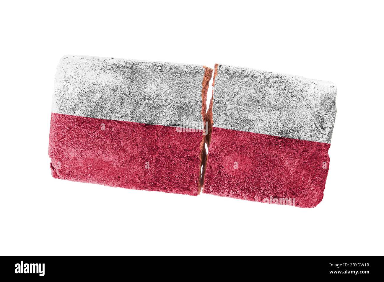 Rough broken brick Stock Photo - Alamy