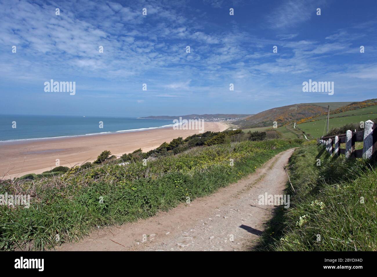 Woolacombe North Devon coast Stock Photo - Alamy