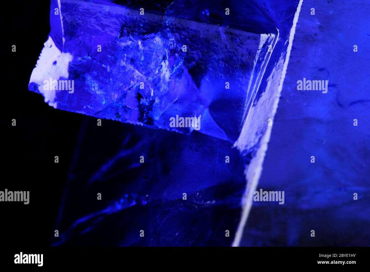 Crystals of blue vitriol - Copper sulfate Stock Photo - Alamy