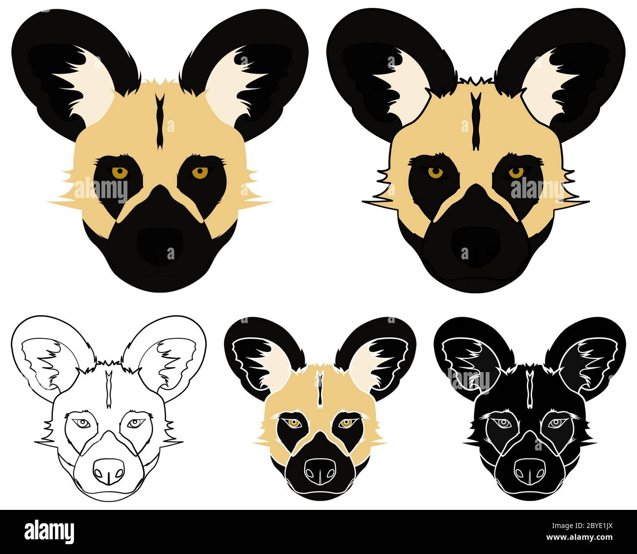 Wild canine art hi-res stock photography and images - Alamy