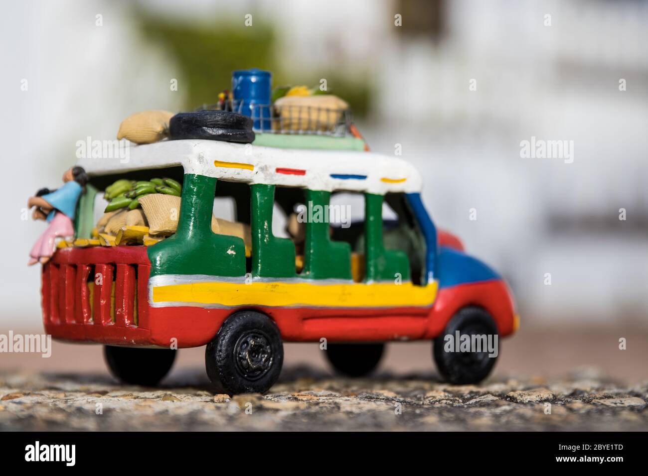 Colorful traditional rural bus from Colombia called chiva Stock Photo ...