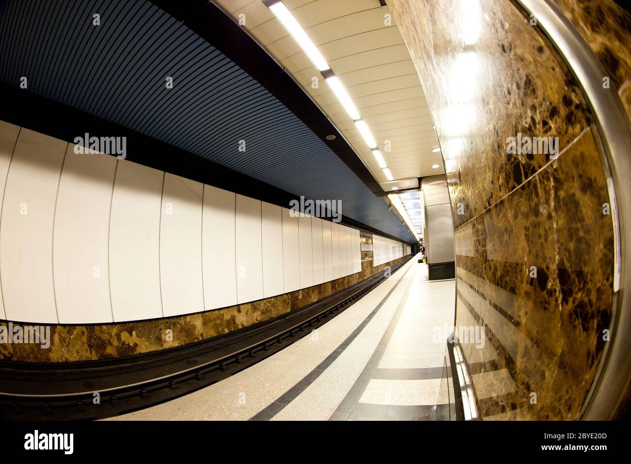 interior of a metro station Stock Photo - Alamy