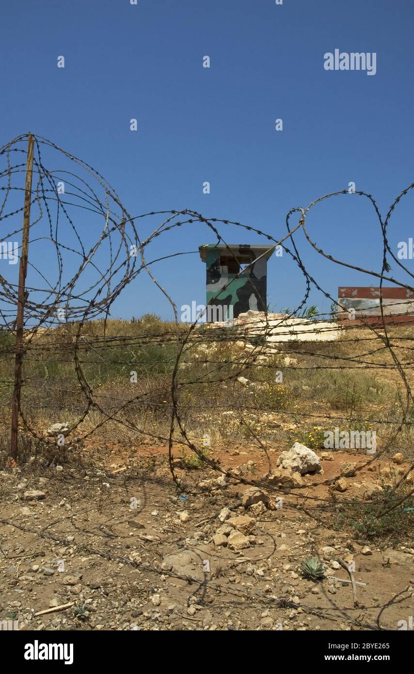 Checkpoint border fence military border hi-res stock photography and ...