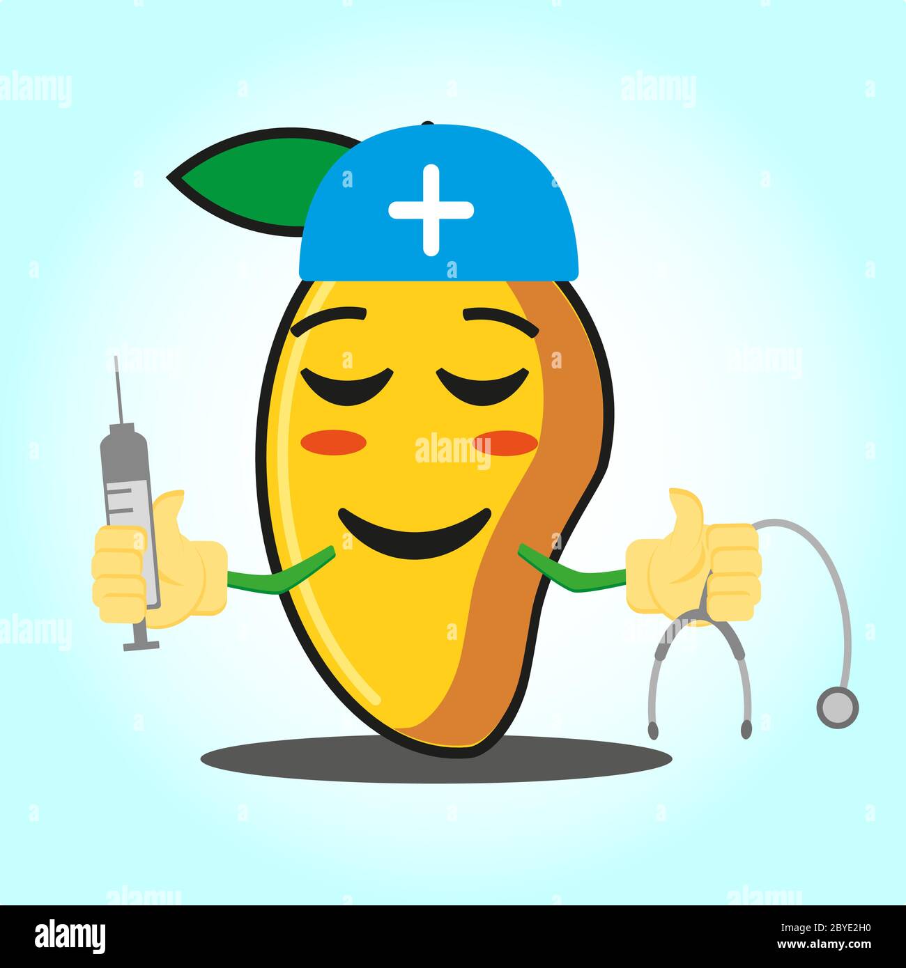Doctor mango Stock Vector Images - Alamy