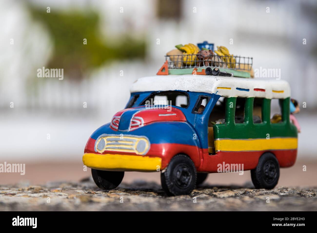 Colorful traditional rural bus from Colombia called chiva Stock Photo ...