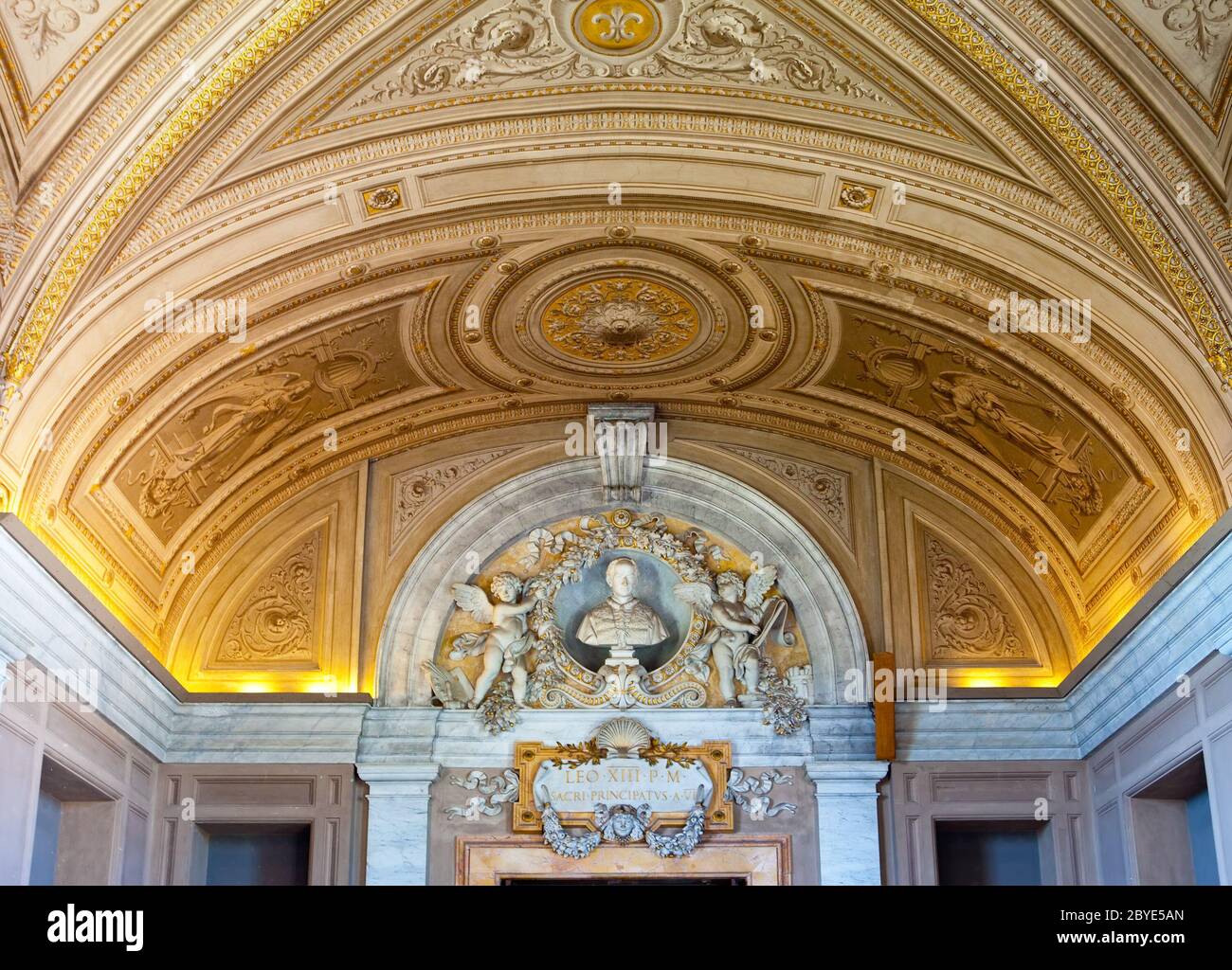 Vatican. A museum. A hall of Pope Leo XIII Stock Photo - Alamy