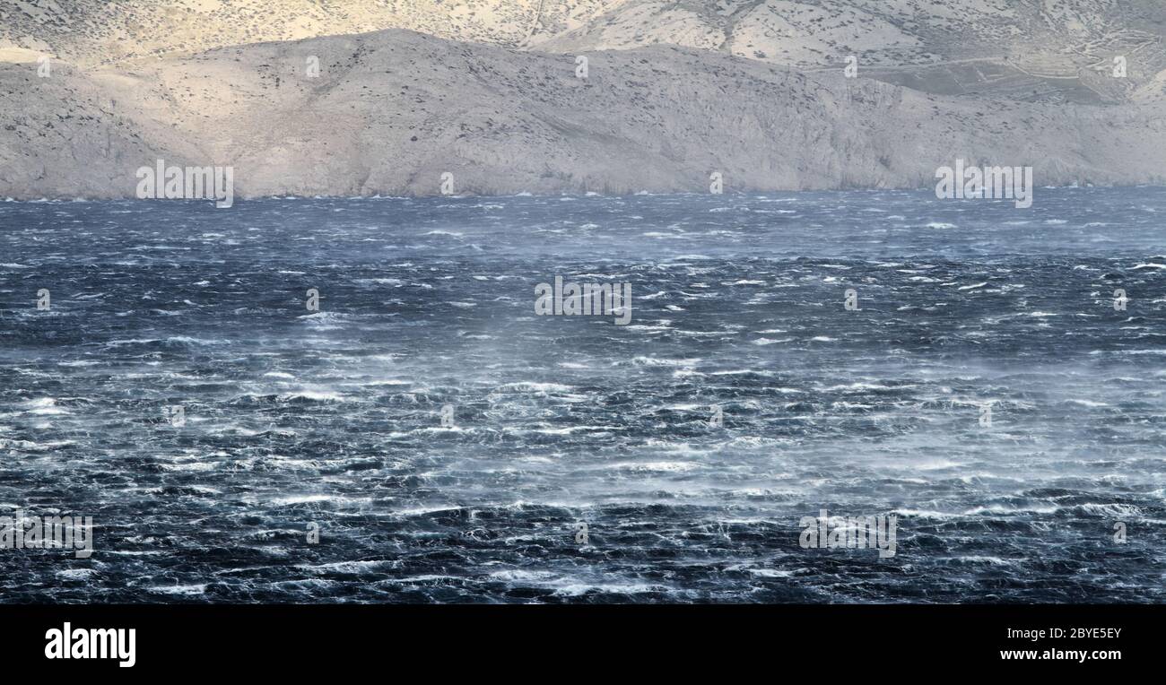 Raging sea with furious waves and fierce wind Stock Photo - Alamy