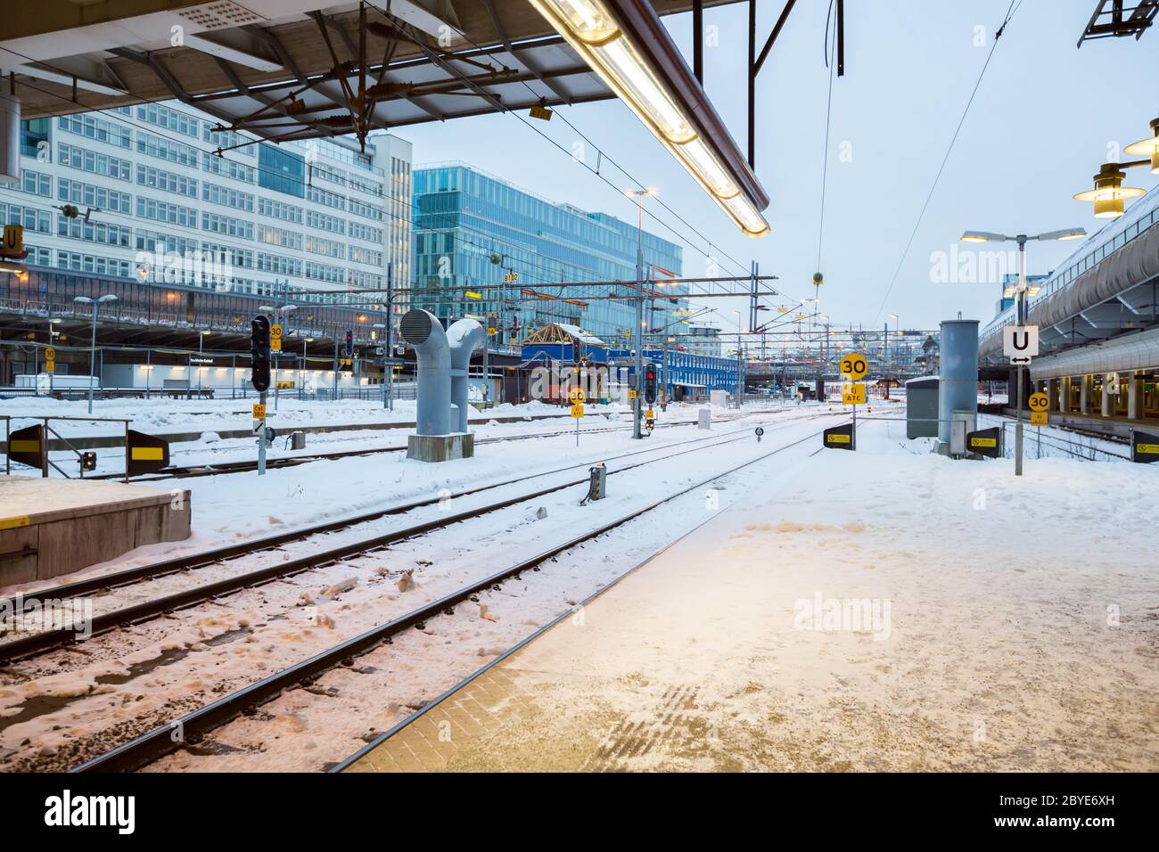 Stockholm Central Train Station Stock Photo - Alamy