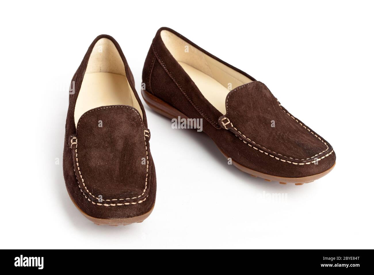 Female shoes without a heel Stock Photo - Alamy