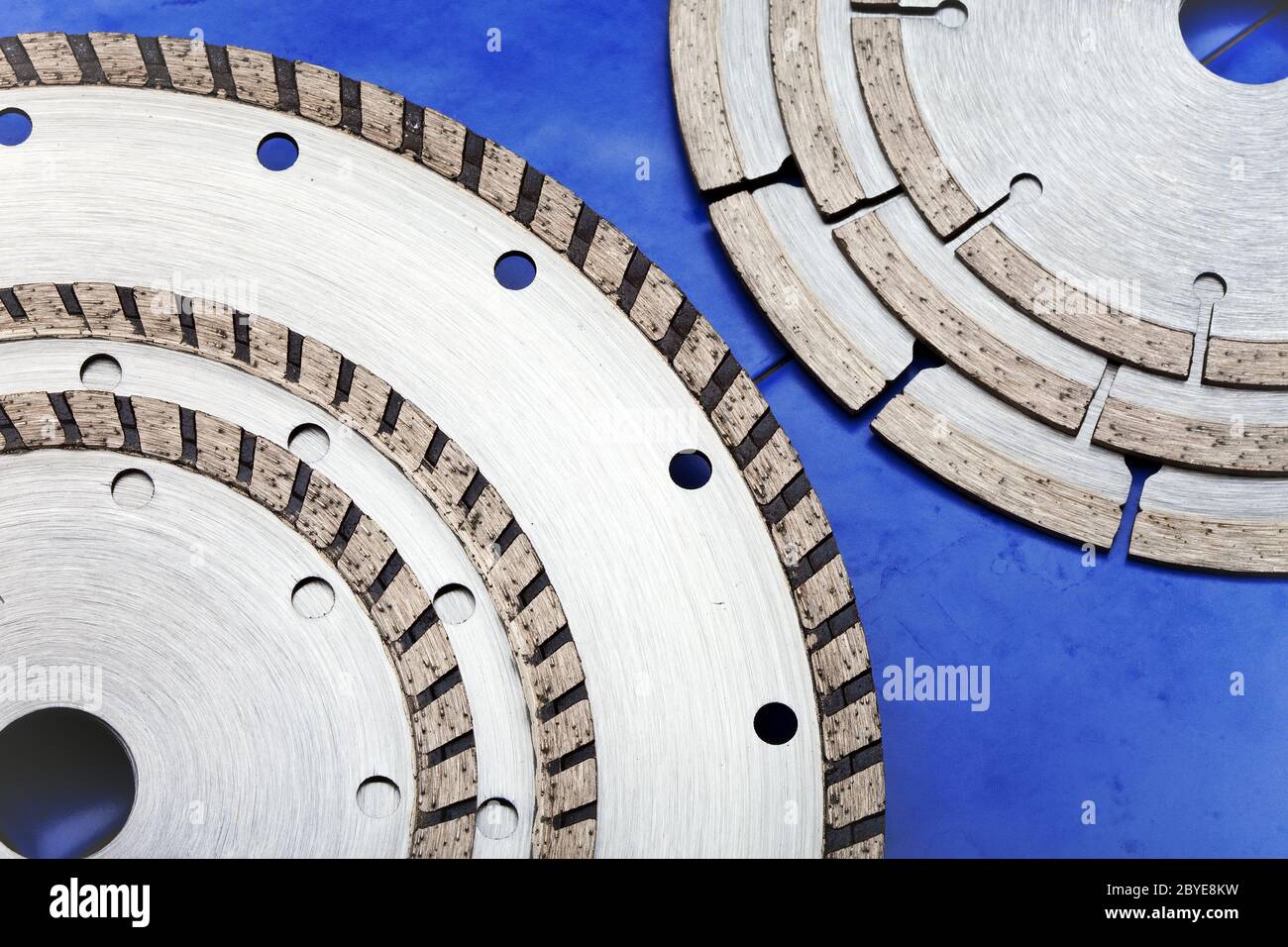 Diamond discs for cutting of tile Stock Photo - Alamy