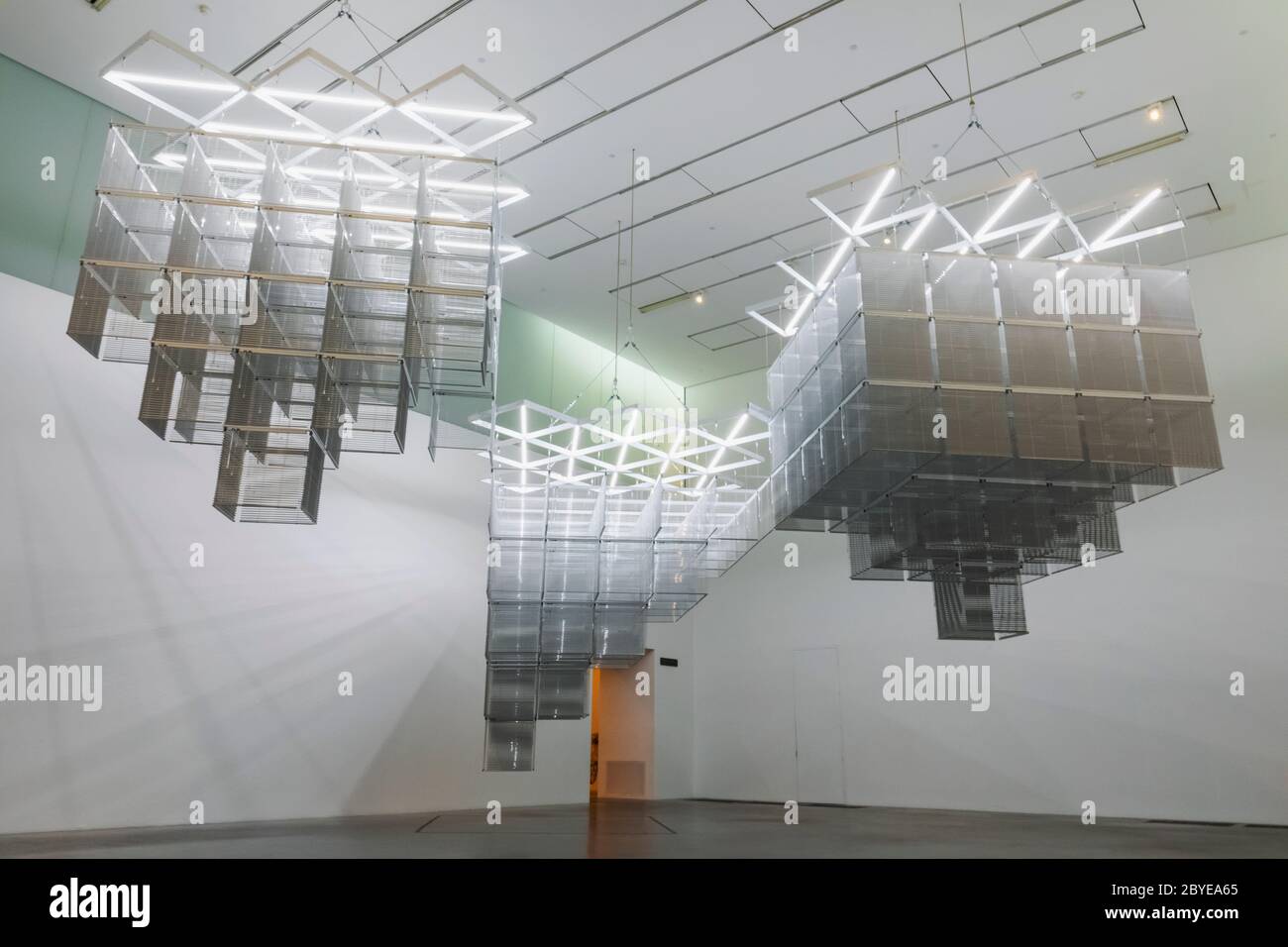 England, London, Southwark, Tate Modern, Artwork titled "Sol LeWitt ...