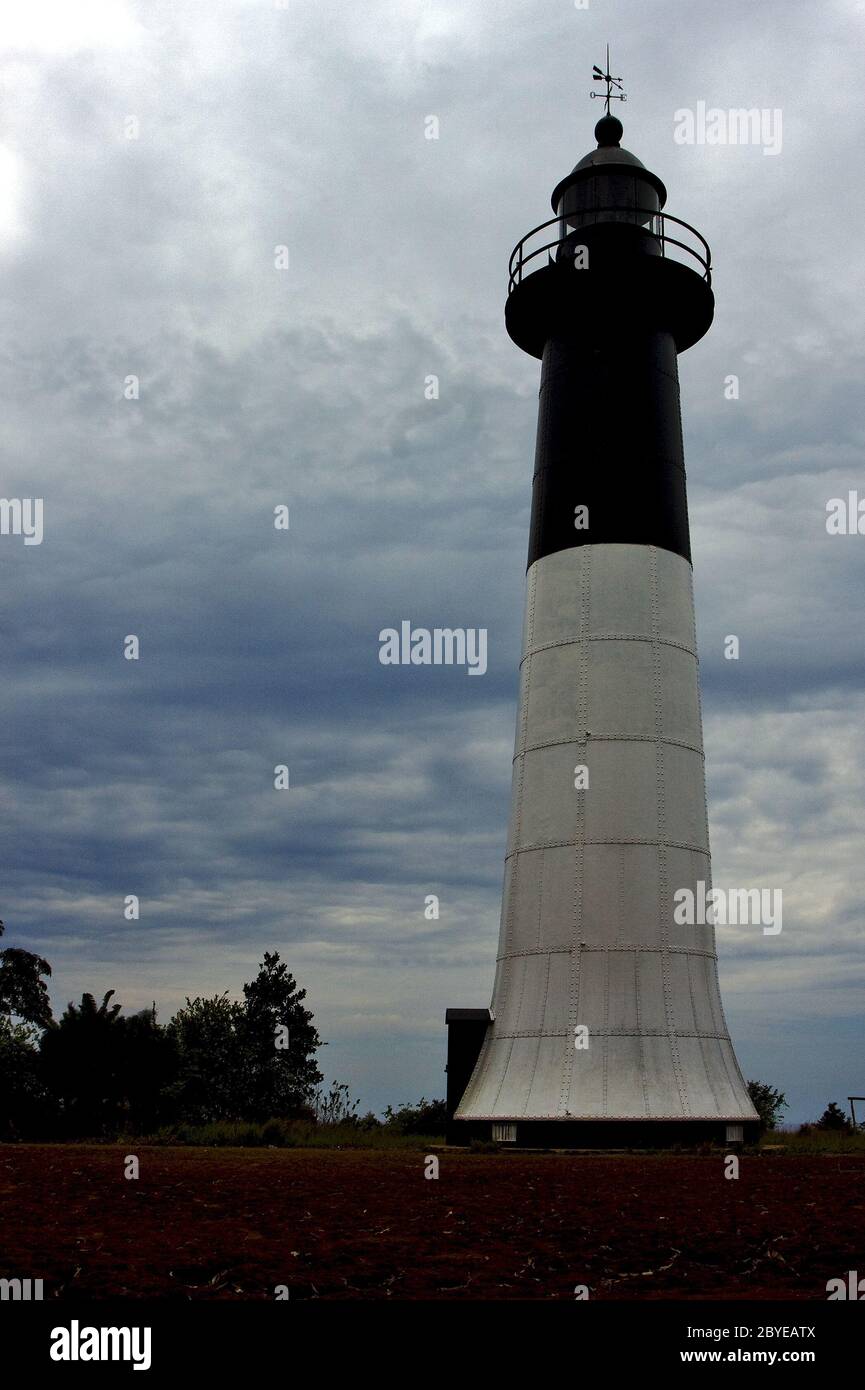 lighthouse plant hill bush Stock Photo - Alamy
