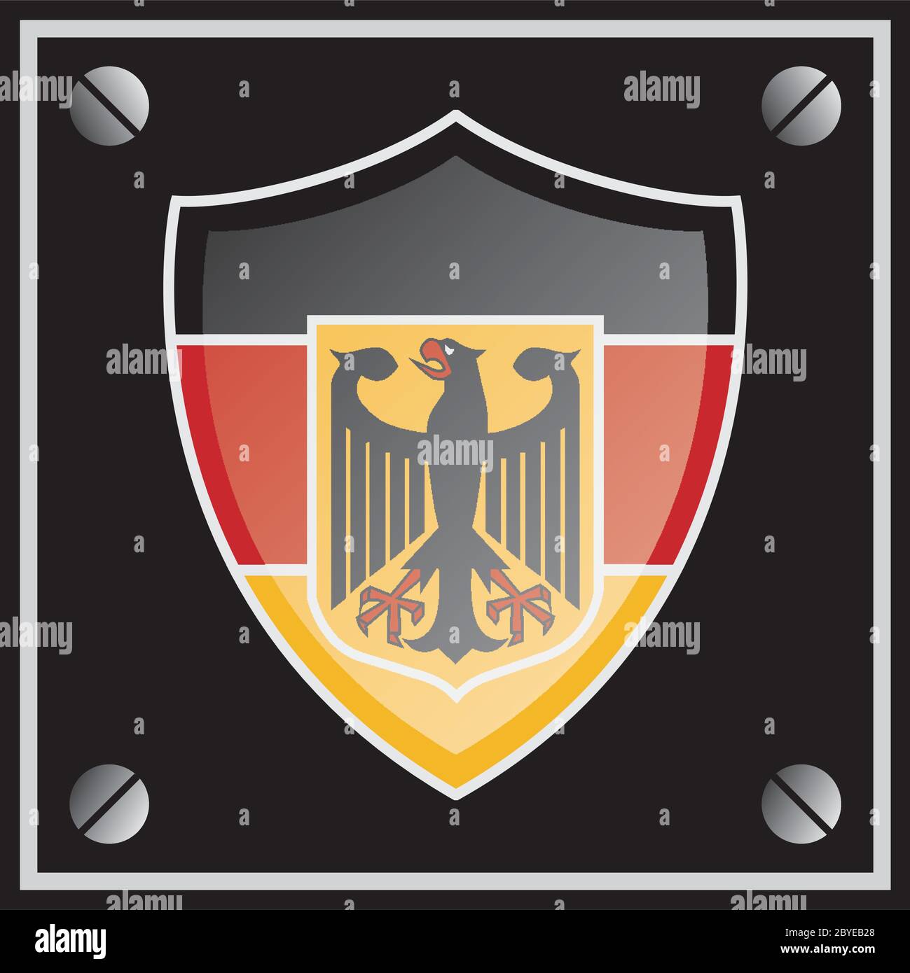 german hawk badge Stock Vector Image & Art - Alamy