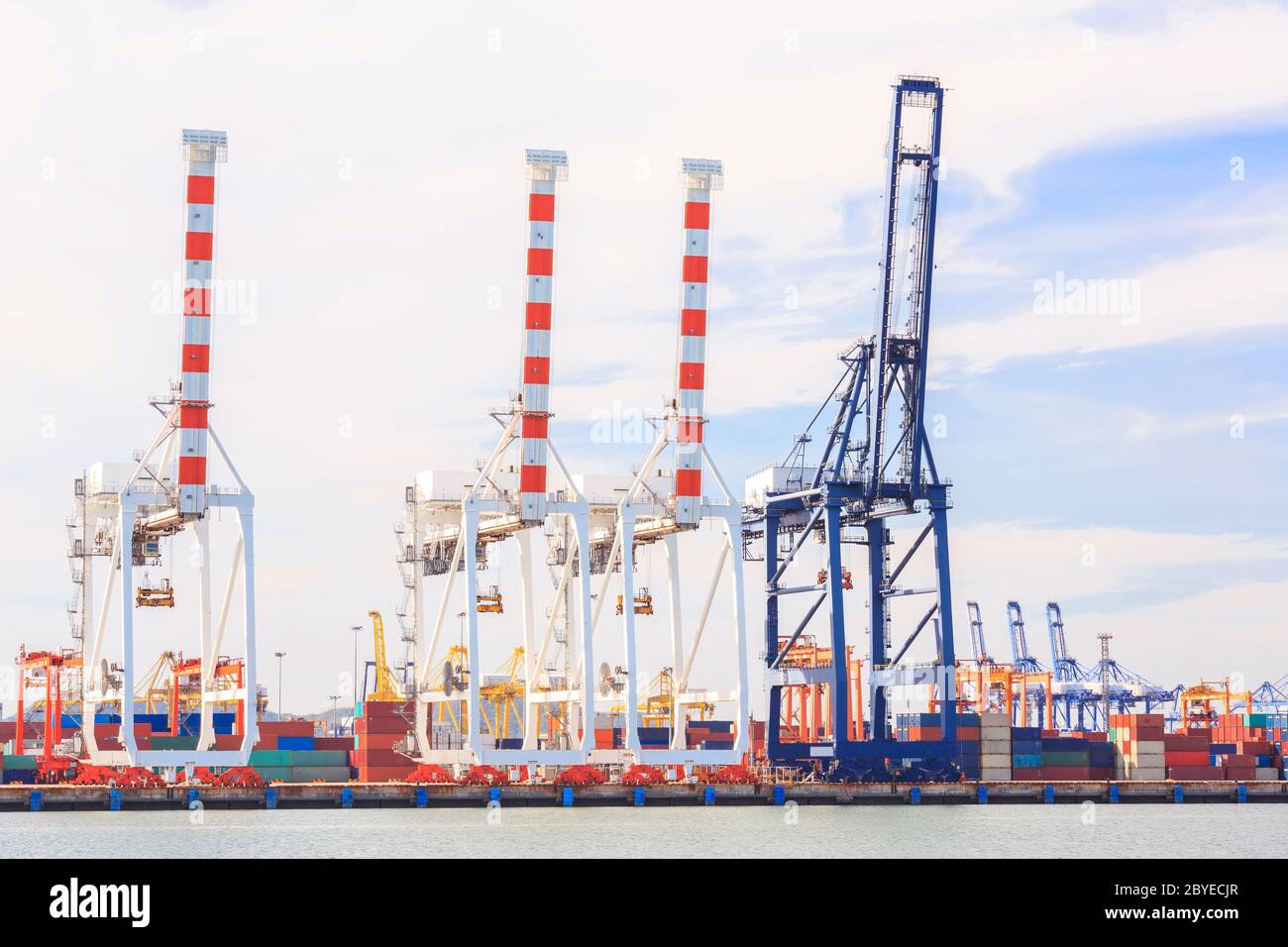 Big Industrial Port Stock Photo - Alamy