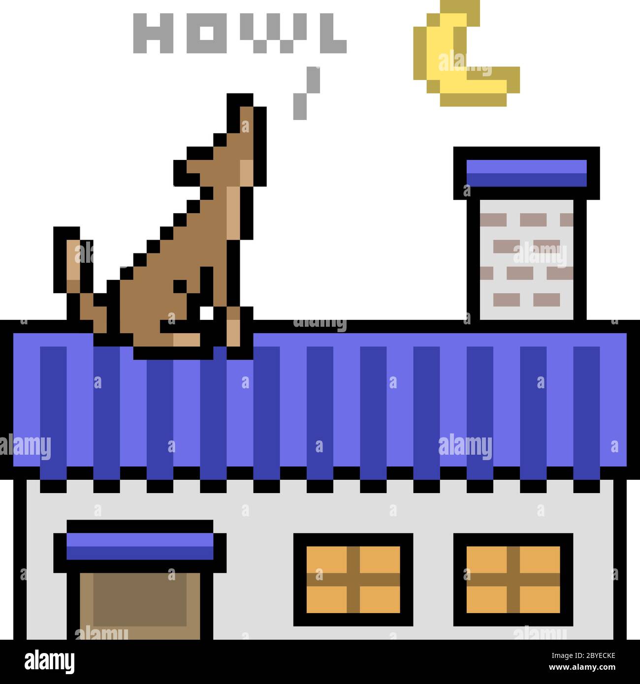 Roof dog Stock Vector Images - Alamy