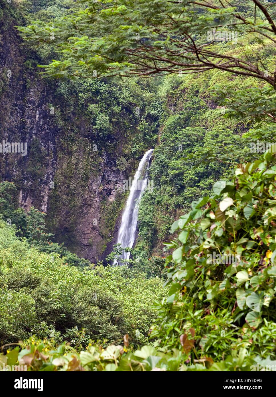 French hill waterfall hi-res stock photography and images - Alamy