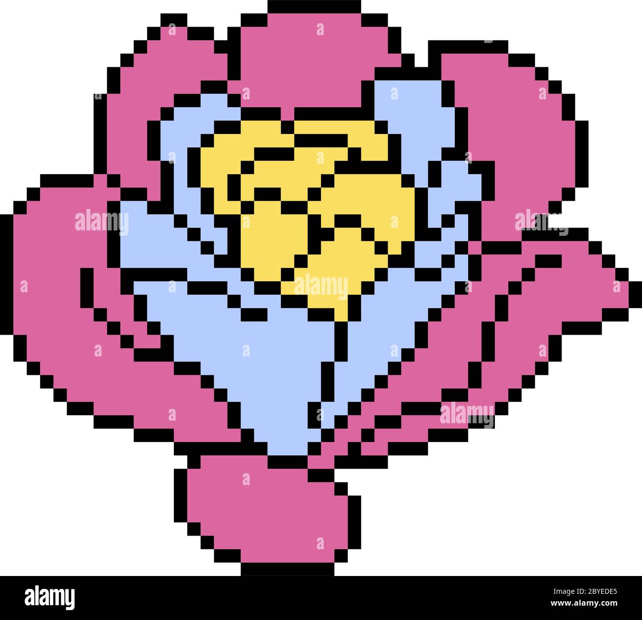 Rose pixel art Stock Vector Images - Alamy