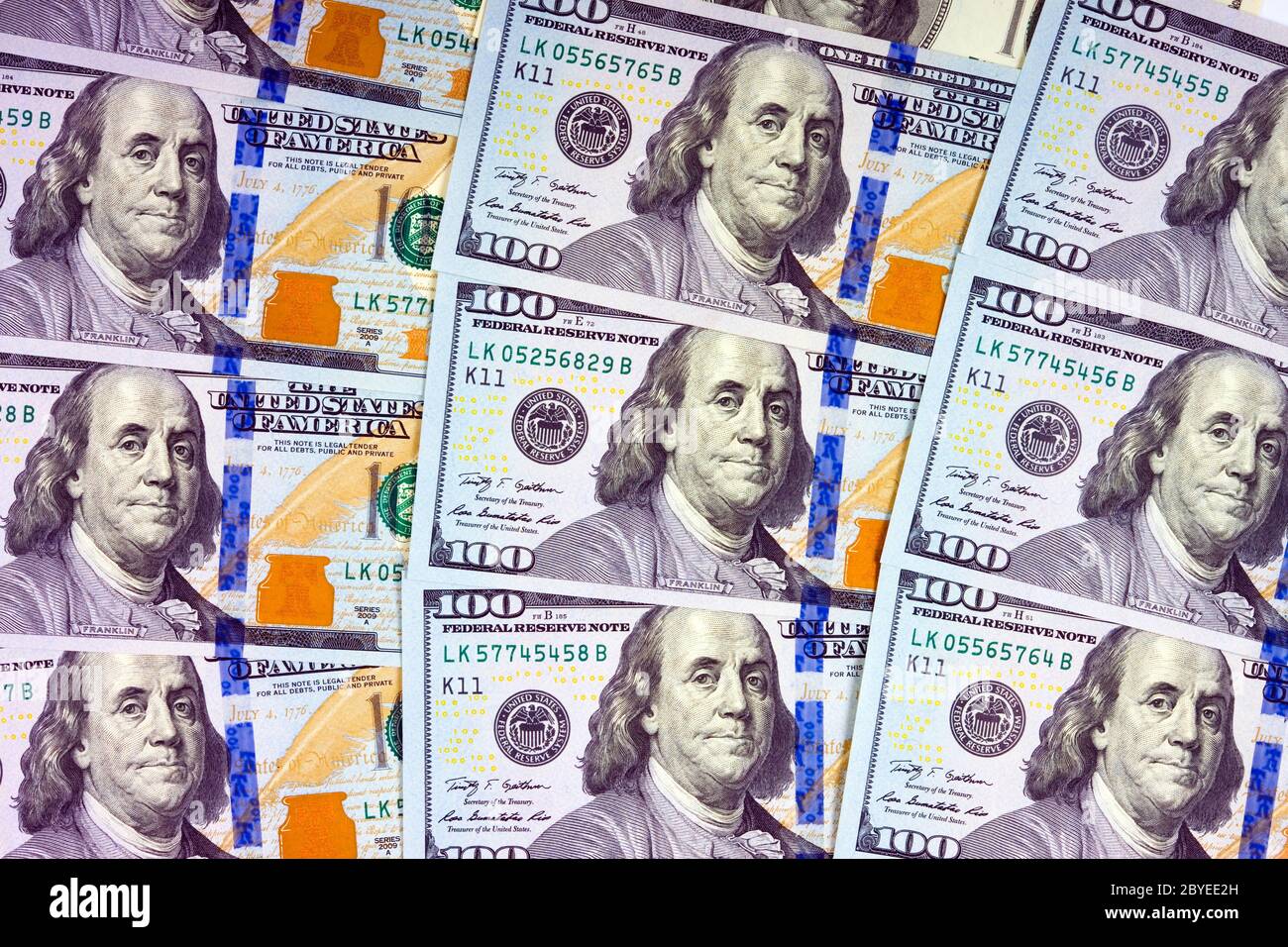 Pile us currency one hi-res stock photography and images - Alamy