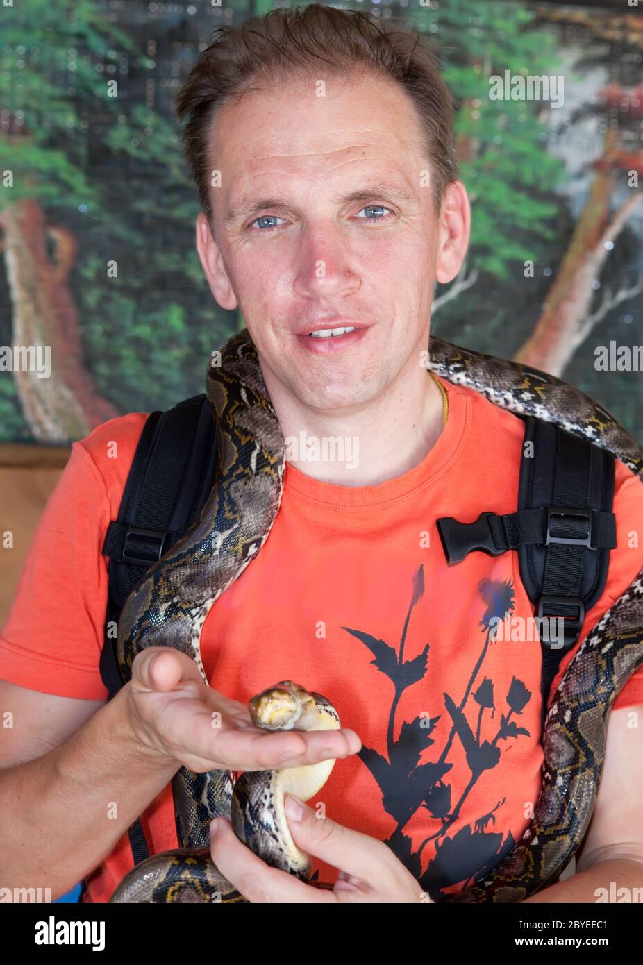 Snake man shoulders hi-res stock photography and images - Alamy