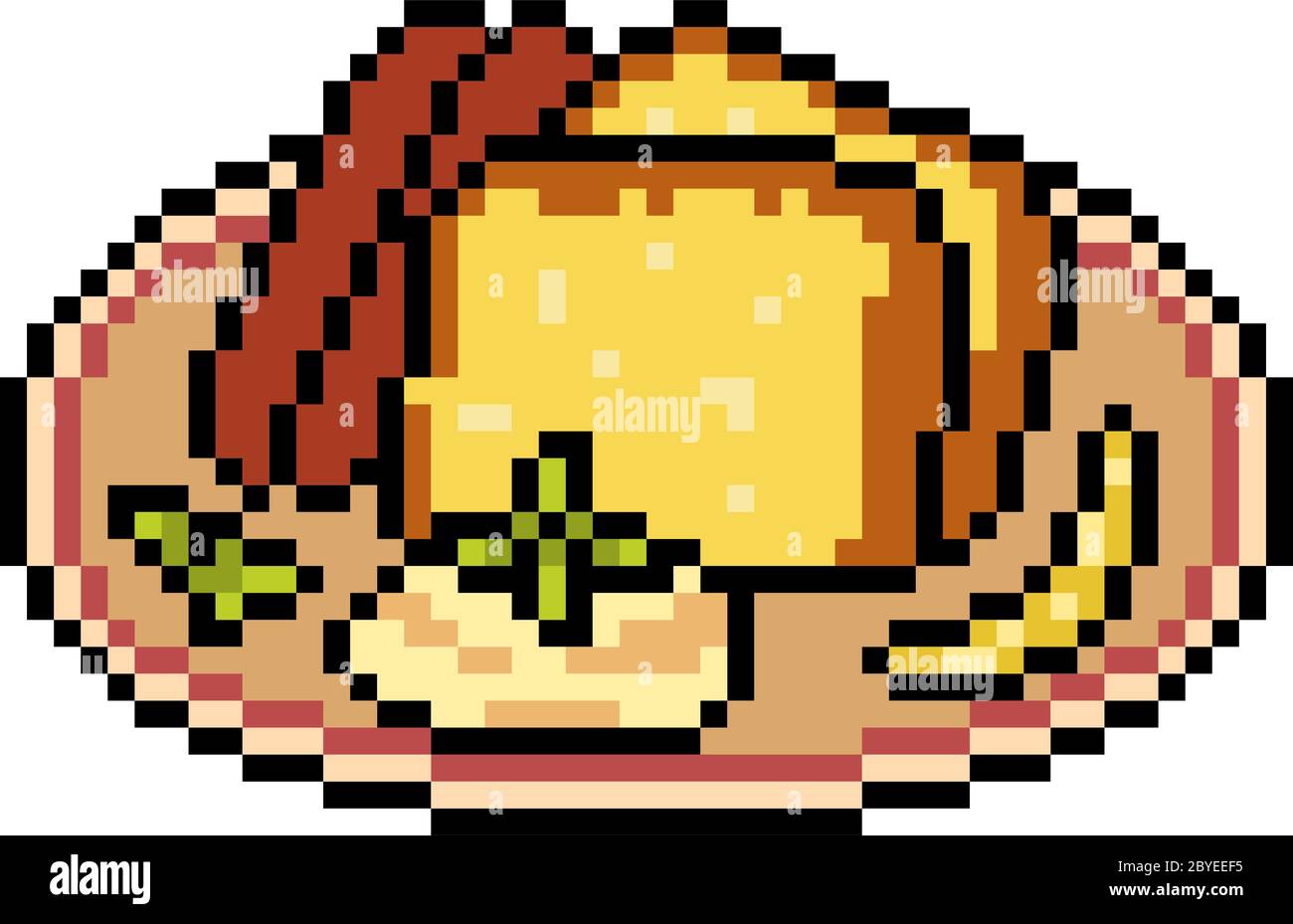 Toast and butter vector hi-res stock photography and images - Alamy