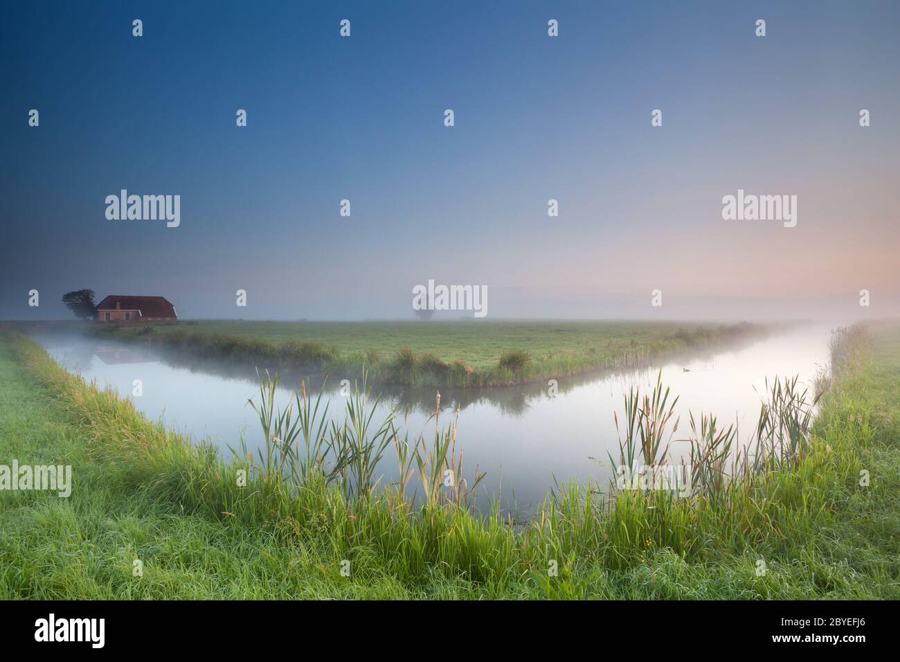 Calm tranquil morning river hi-res stock photography and images - Alamy