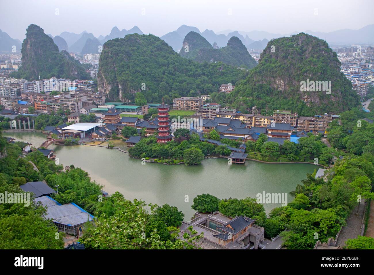 The Chinese city of Guilin Stock Photo - Alamy