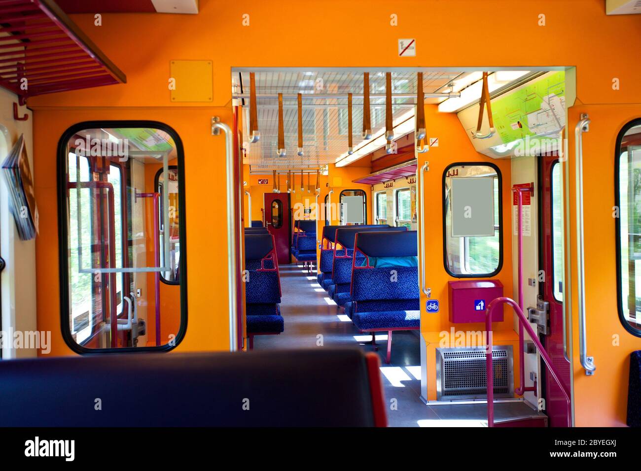 Inside electric train hi-res stock photography and images - Alamy