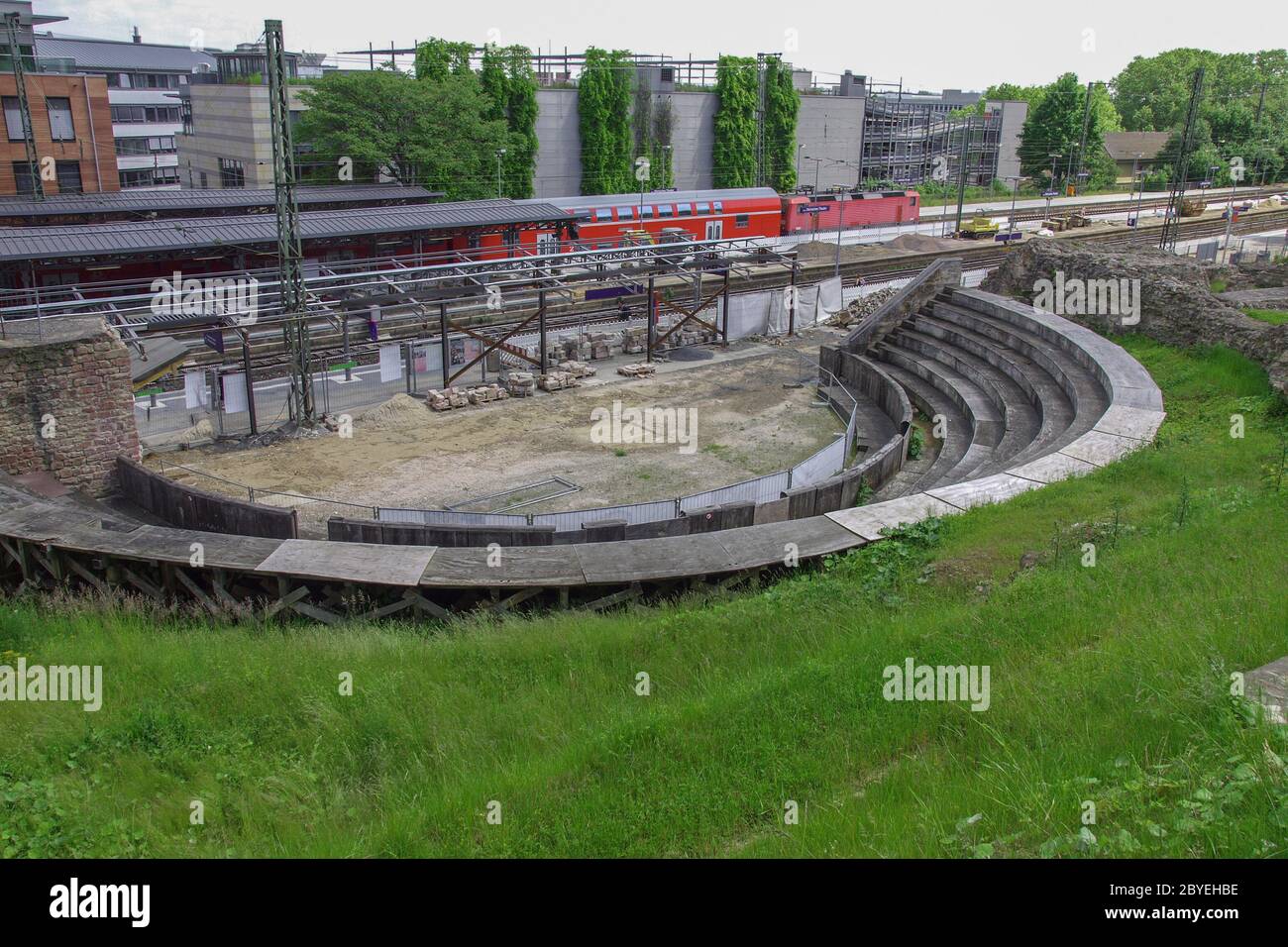 Roman Theatre in Mainz Stock Photo - Alamy