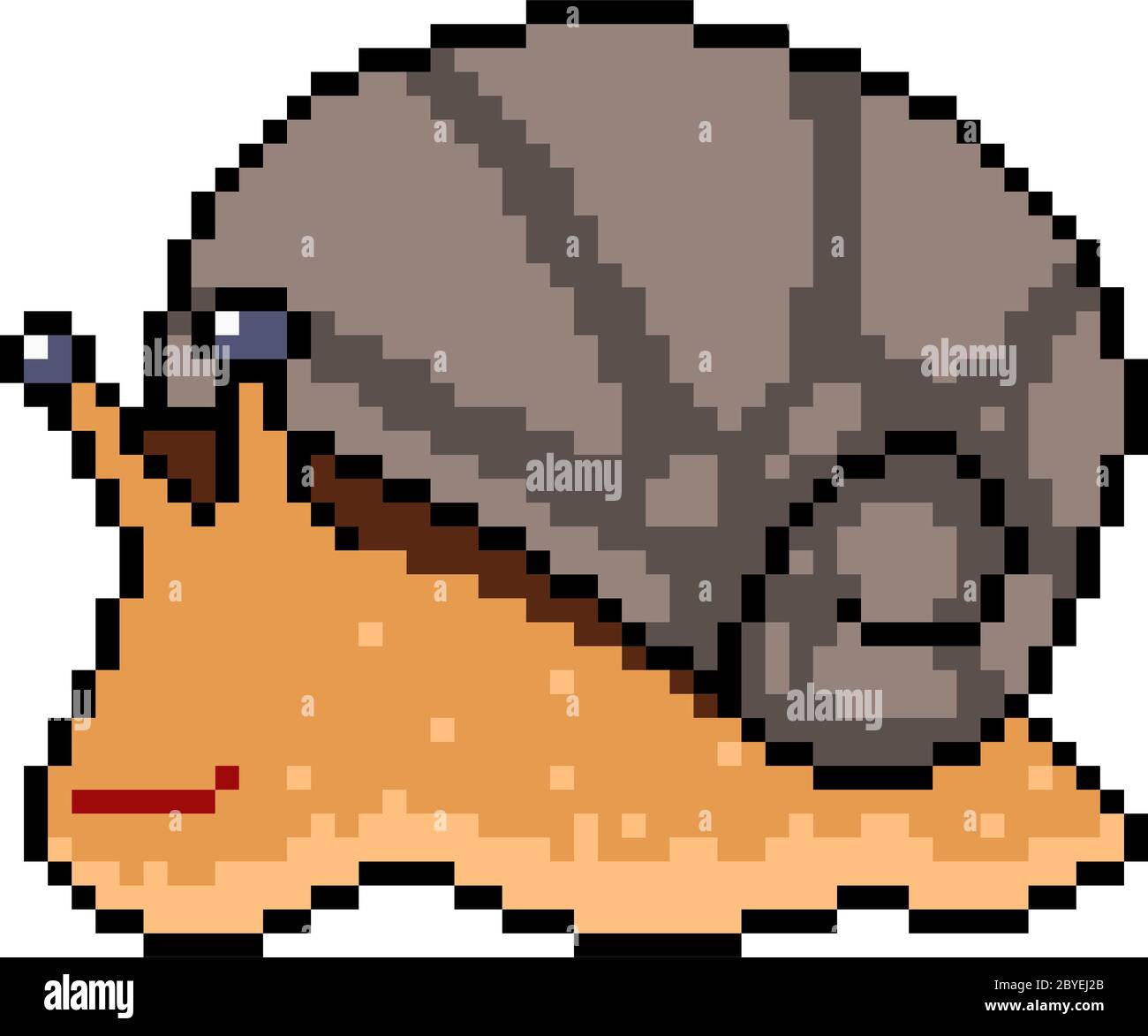 Pixel snail hi-res stock photography and images - Alamy