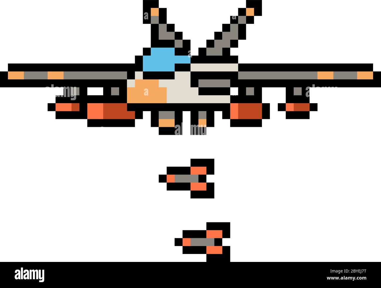 Military jet icon cartoon hi-res stock photography and images - Alamy