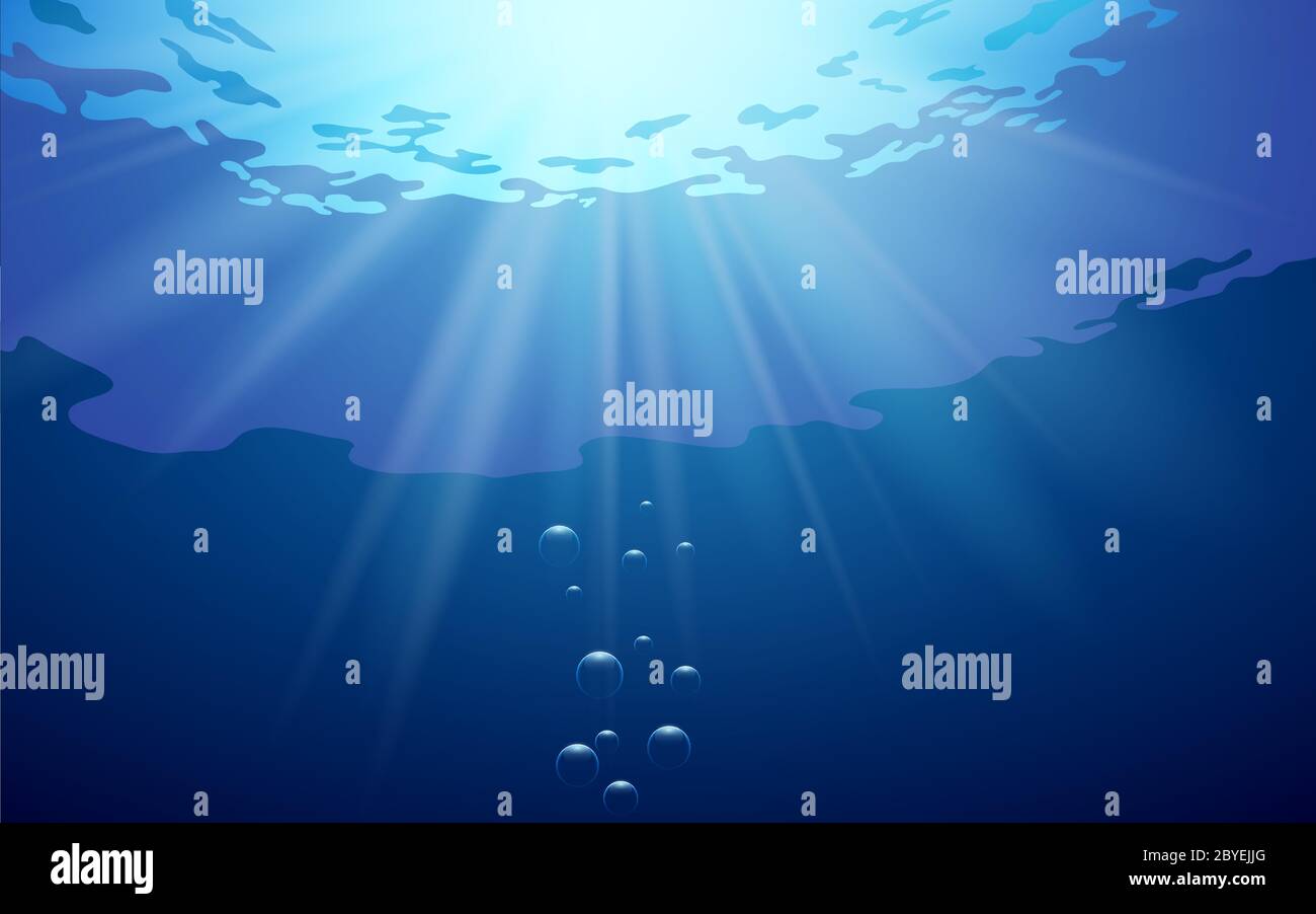 Aqua marine light sea Stock Vector Images - Alamy