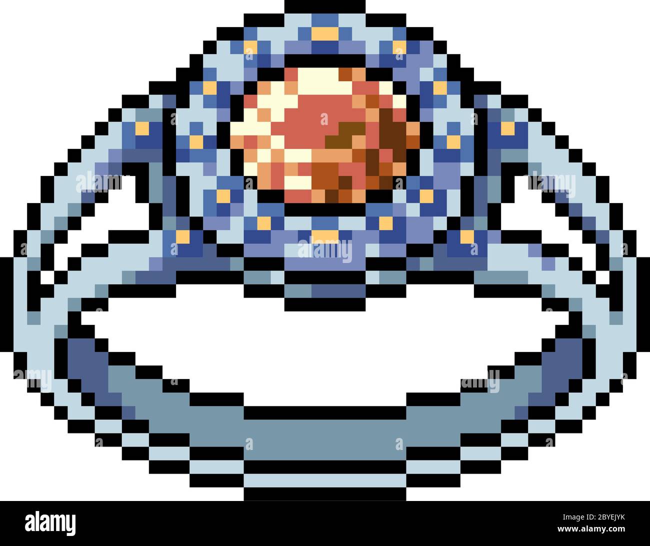 Diamond icon pixel art hi-res stock photography and images - Alamy