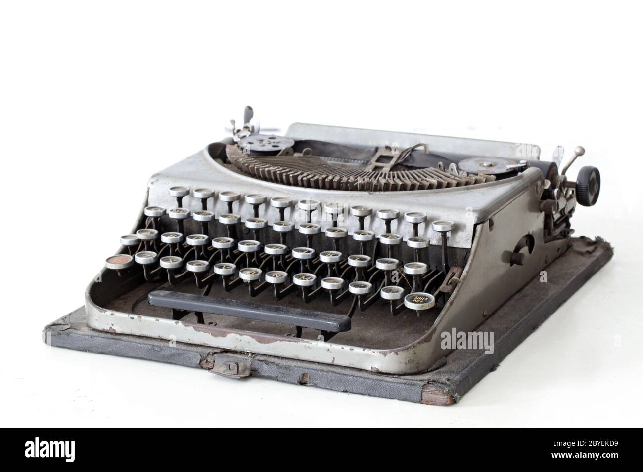 Old antique typewriter detail Cut Out Stock Images & Pictures - Alamy