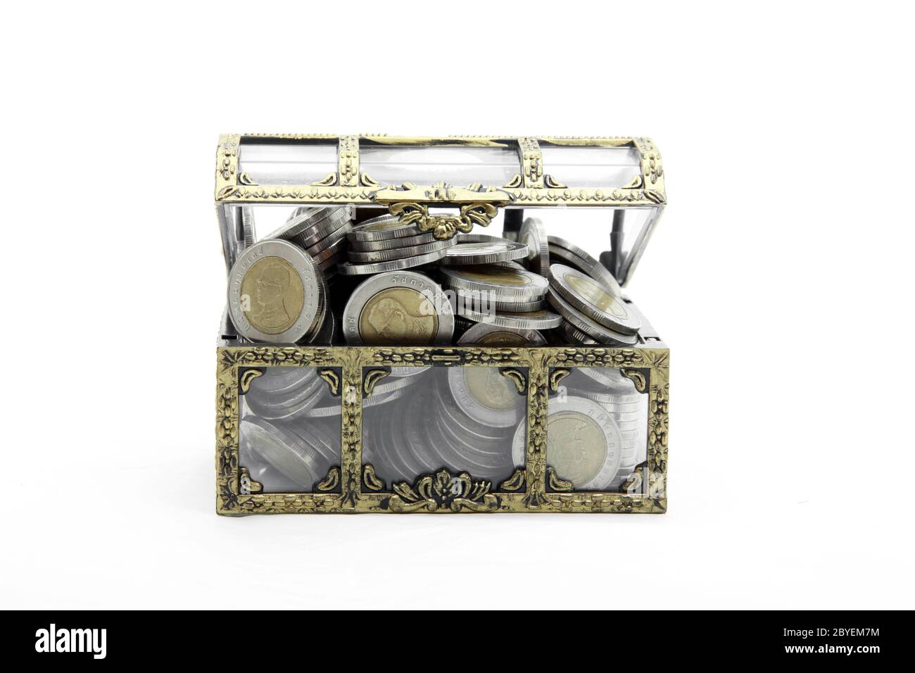 Antique silver storage chest hi-res stock photography and images - Alamy