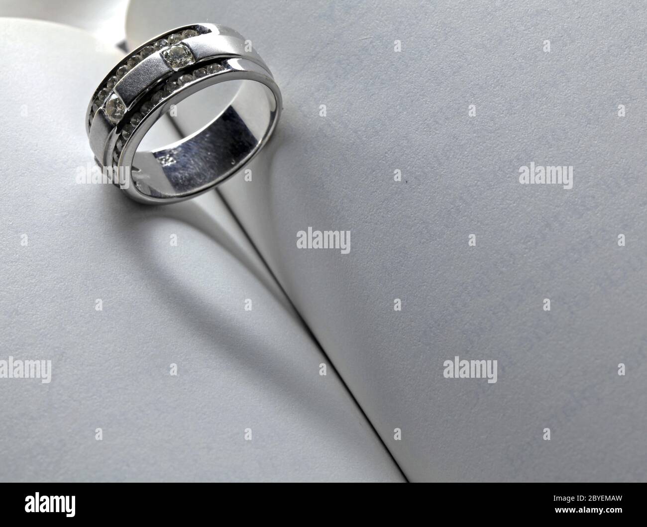 Ring Heart Book Stock Photo - Alamy