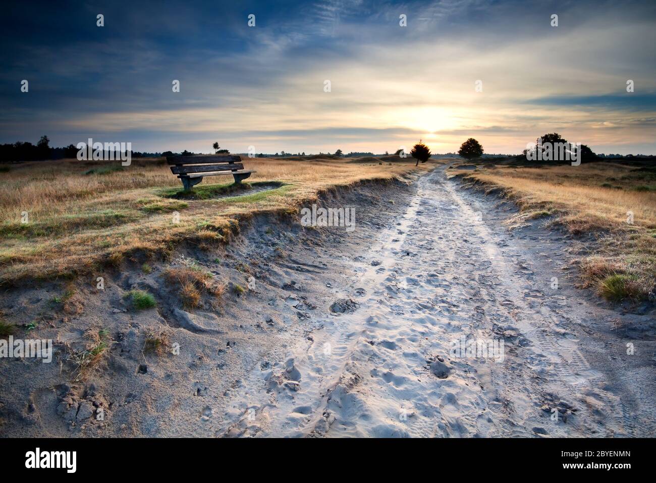 Sand road hi-res stock photography and images - Alamy
