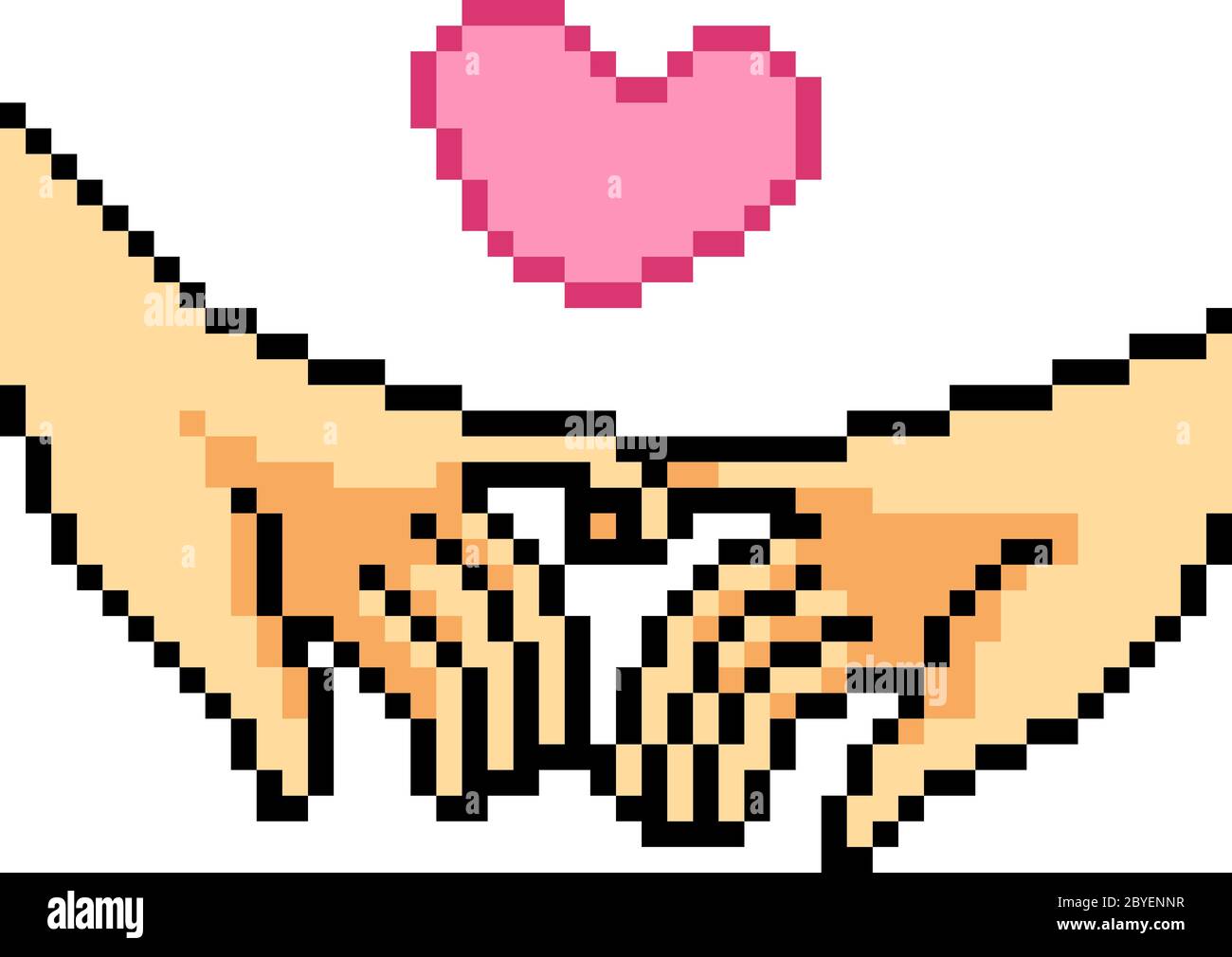 Hand little finger Stock Vector Images - Alamy