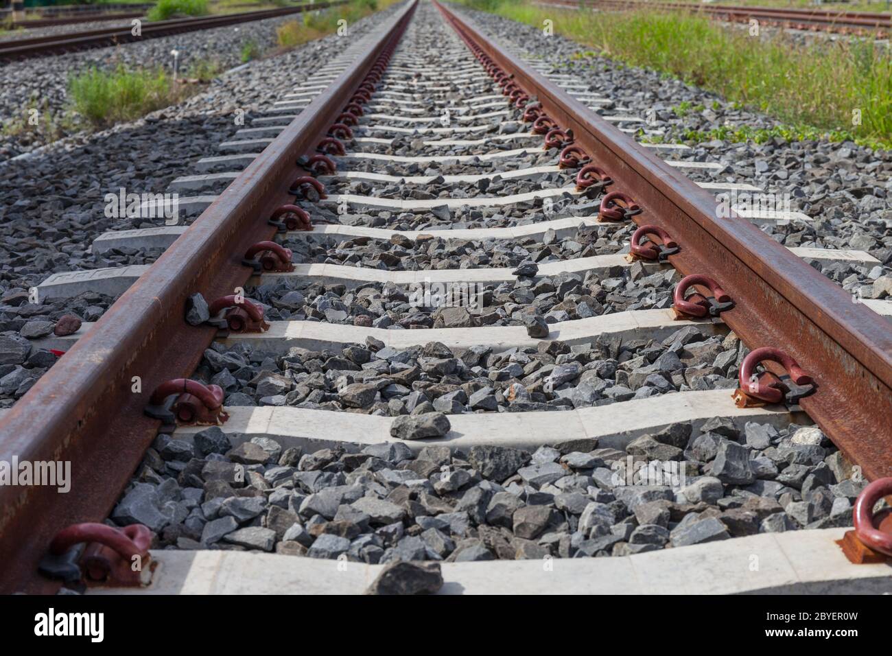 Isolated railway tracks hi-res stock photography and images - Alamy