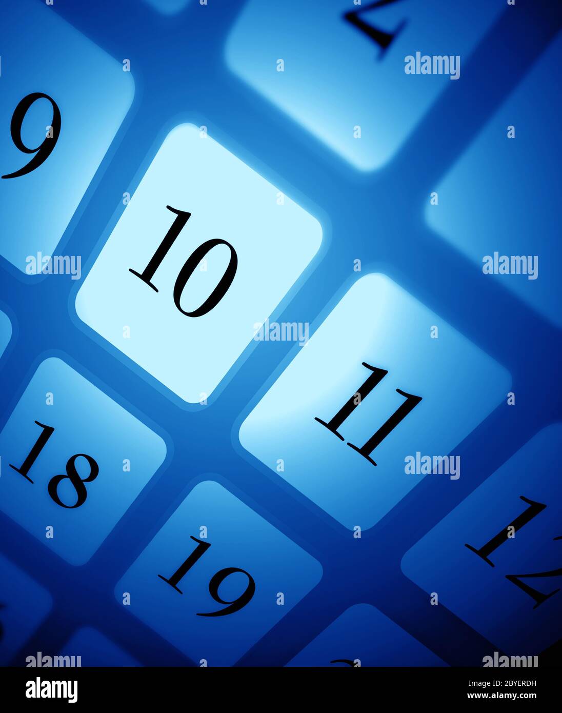 Close up of a calendar Stock Photo - Alamy