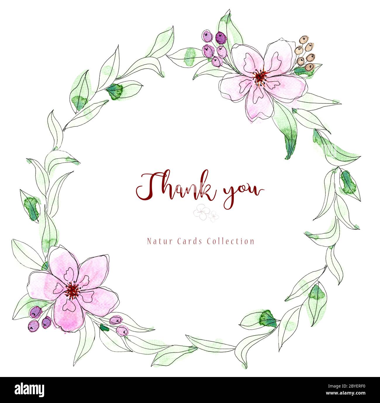 Flower Thank You Designs