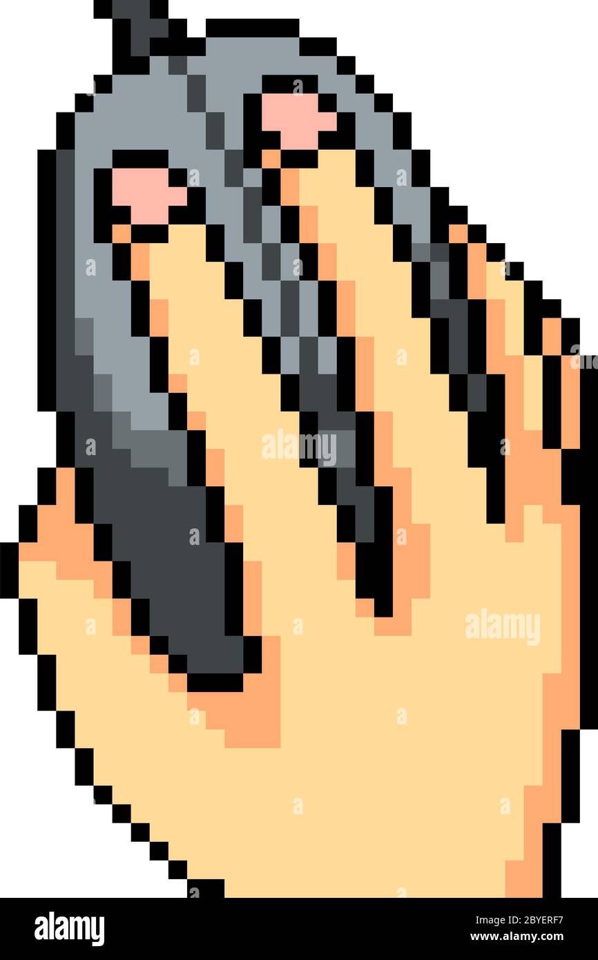 Finger button cartoon Stock Vector Images - Alamy