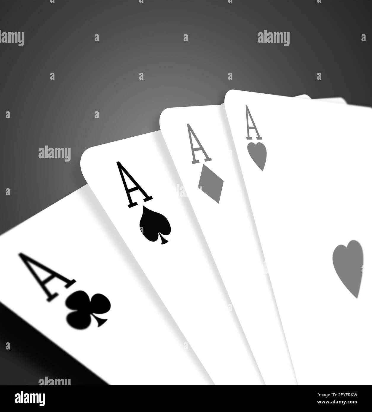 Aces suit Black and White Stock Photos & Images - Alamy