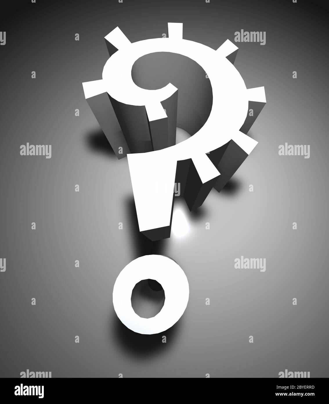 3d question mark icon Stock Photo - Alamy