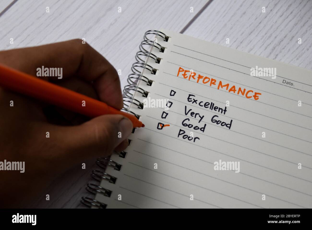 Performance write on a book. Supported by an additional services ...