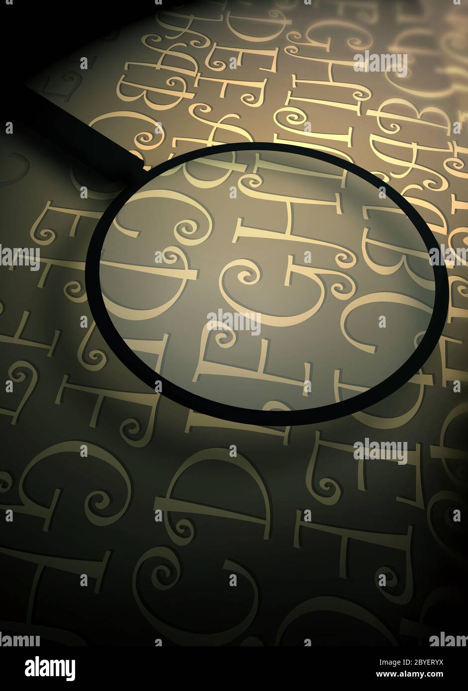 Magnifying Glass Logo High Resolution Stock Photography and Images - Alamy