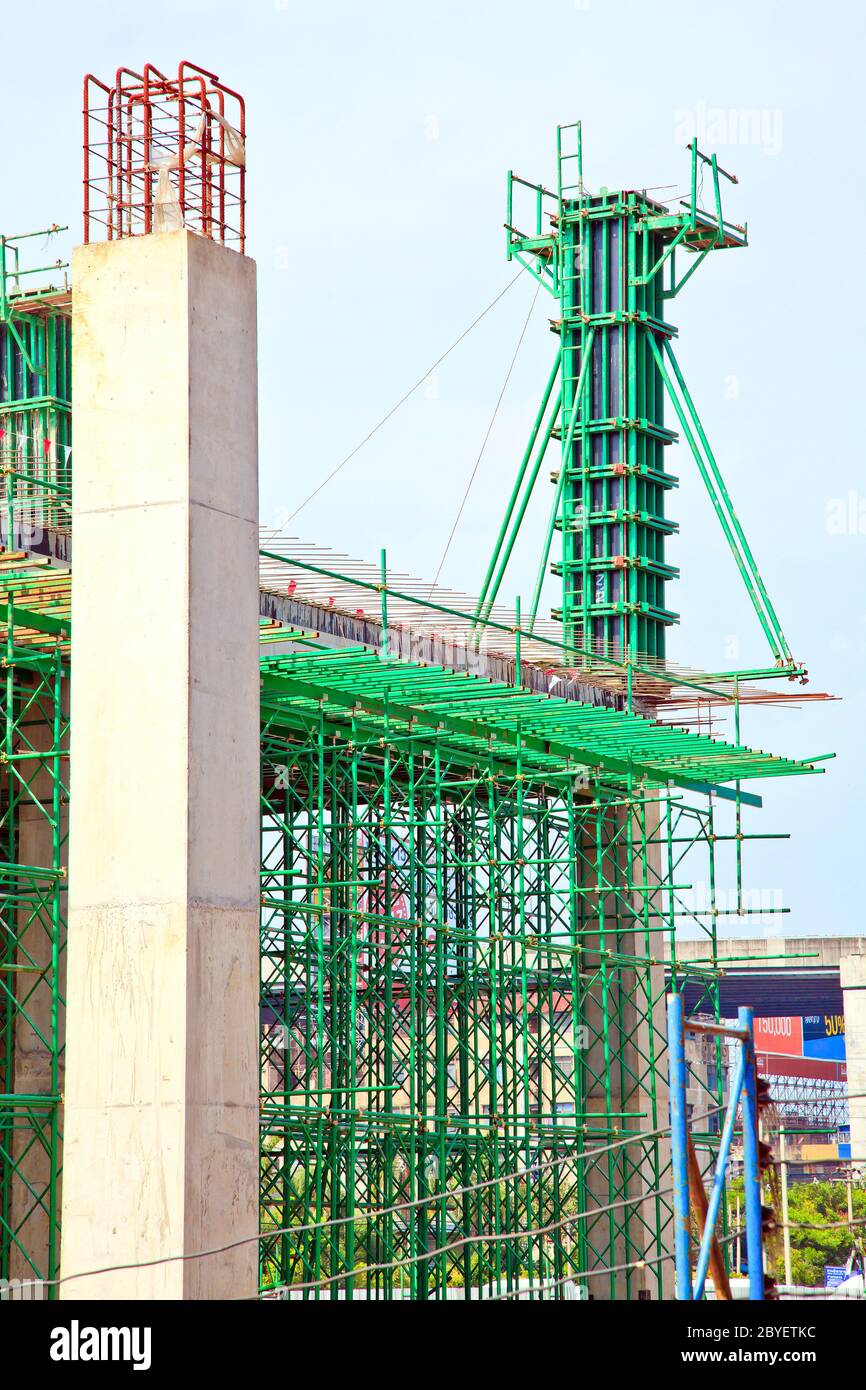 under construction site, vertical Stock Photo - Alamy