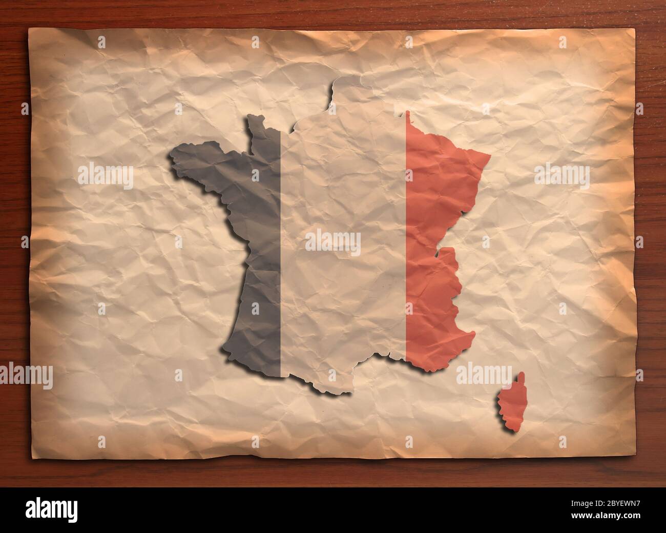 French france country map outline hi-res stock photography and images ...