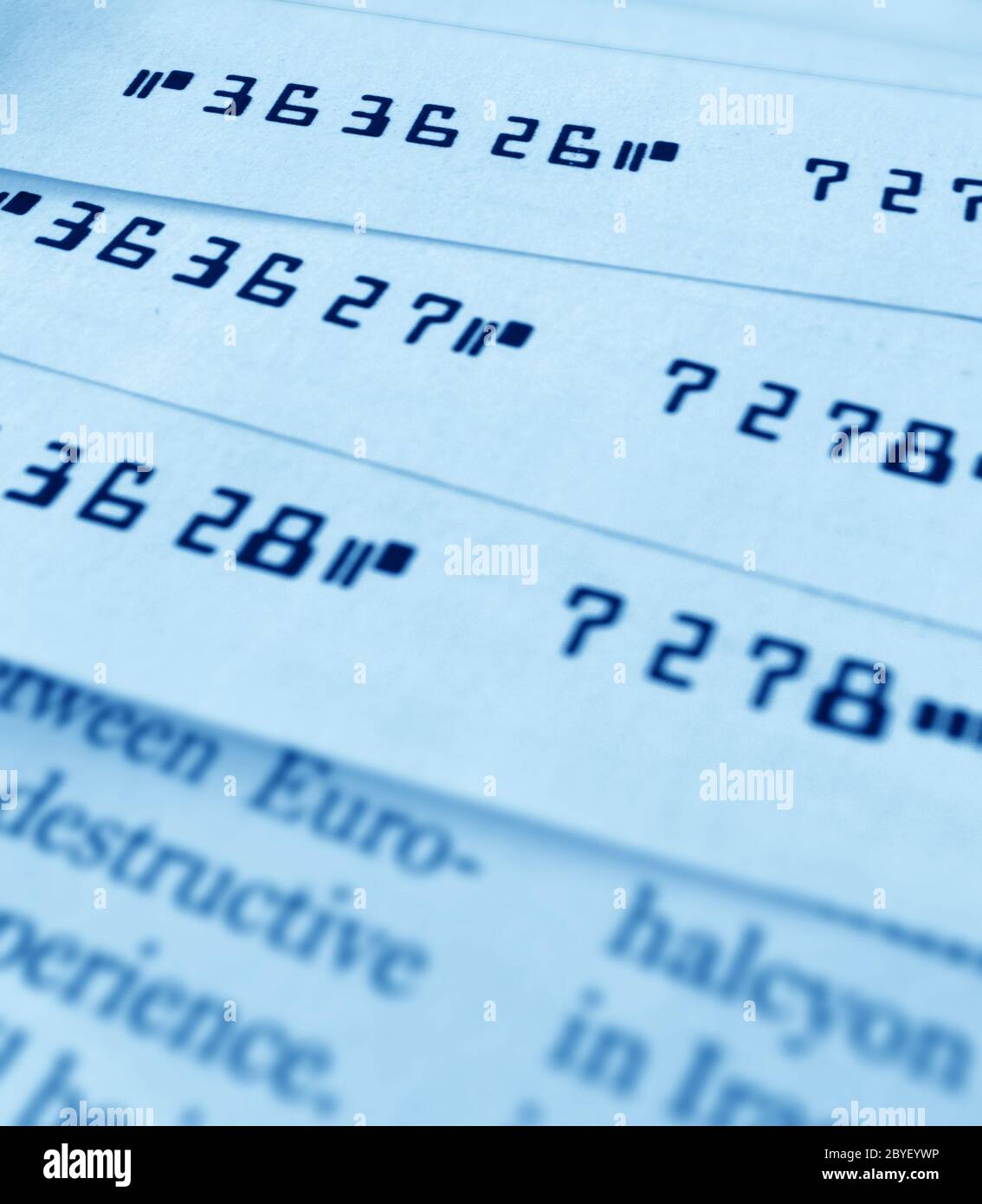 Bank Cheque Book High Resolution Stock Photography and Images - Alamy
